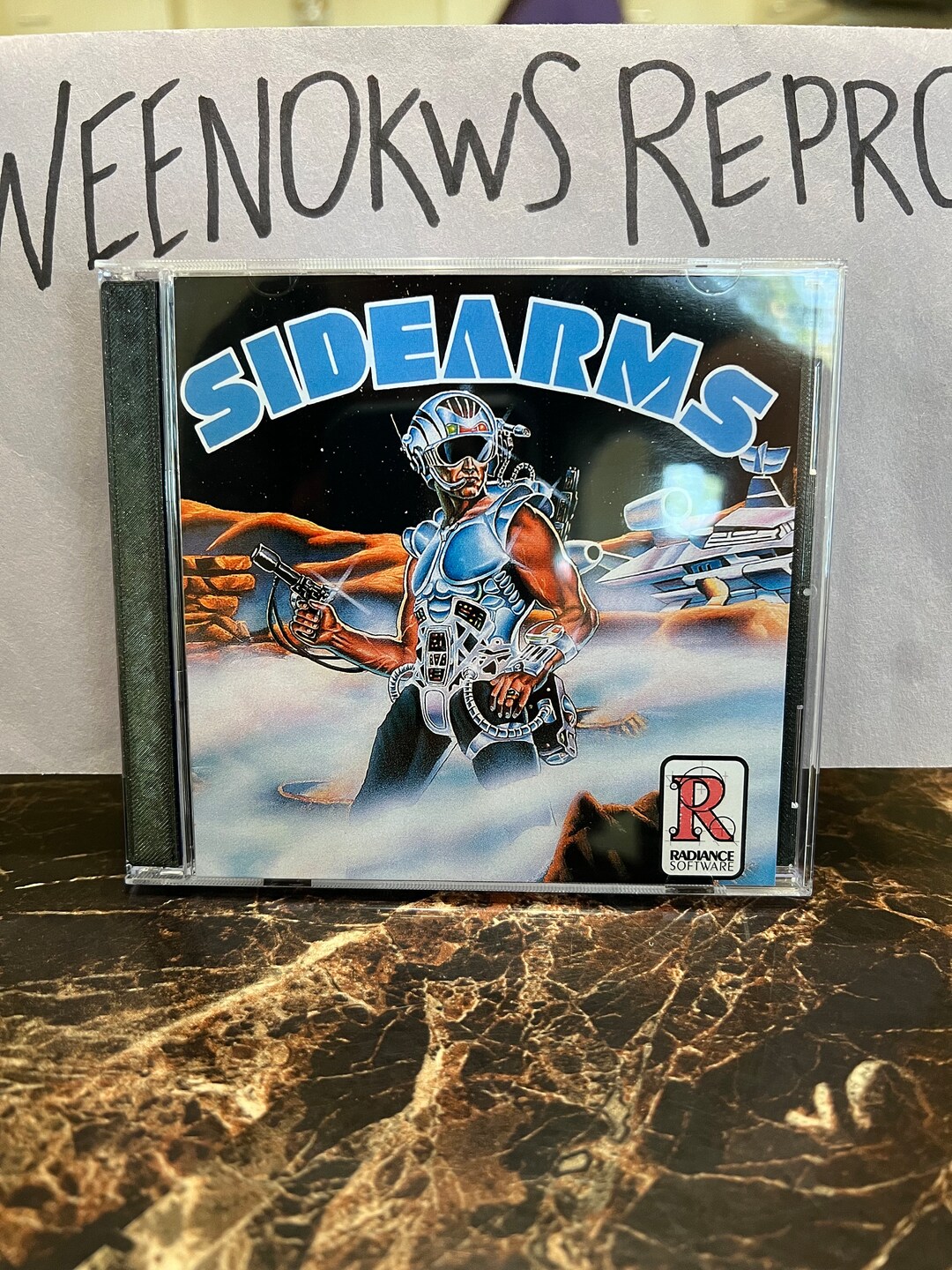 Sidearms REPRODUCTION Case No Game 3D Printed Turbo Grafx - Etsy