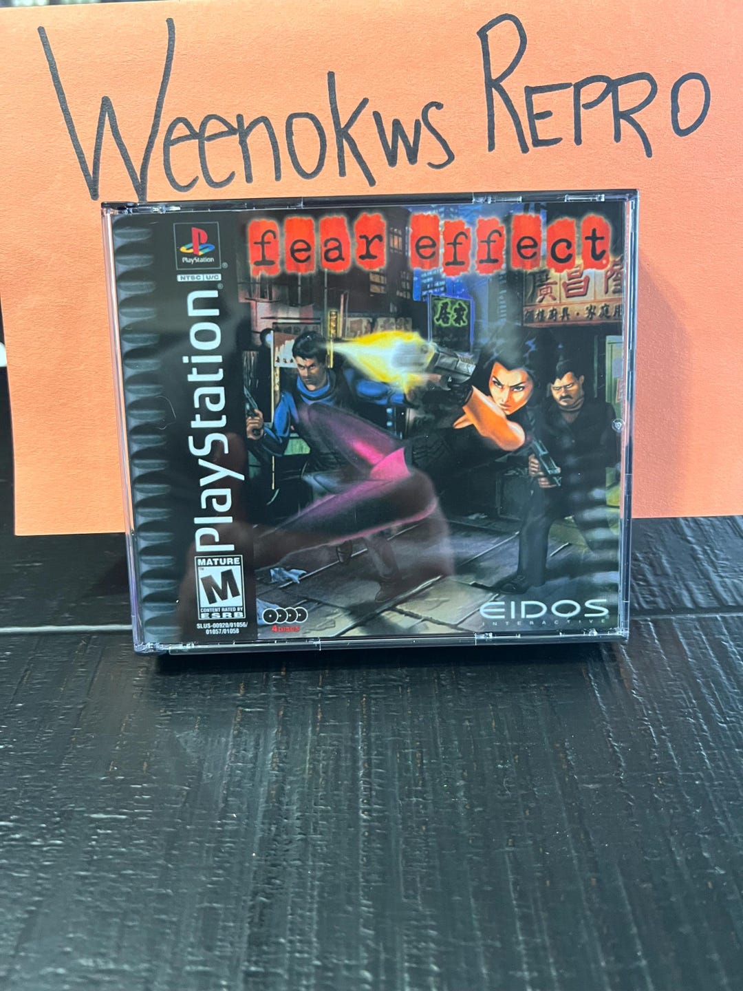 Fear Effect 1 REPRODUCTION CASE No Disc Ps1 - Etsy