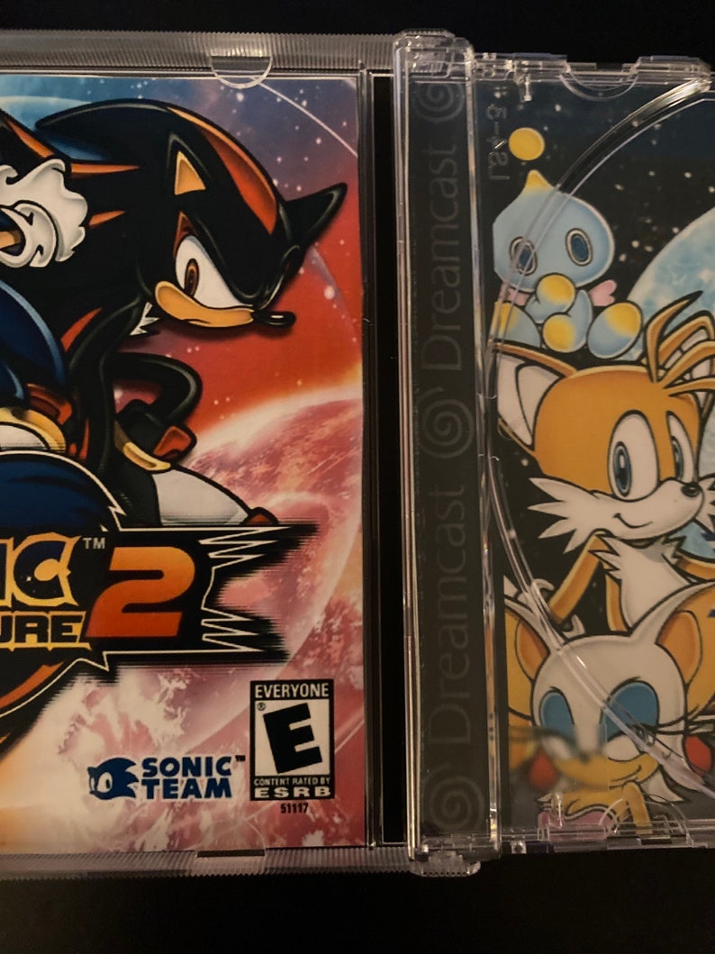 Sonic Adventure 2 Dreamcast REPRODUCTION CASE Only No Disc - Etsy
