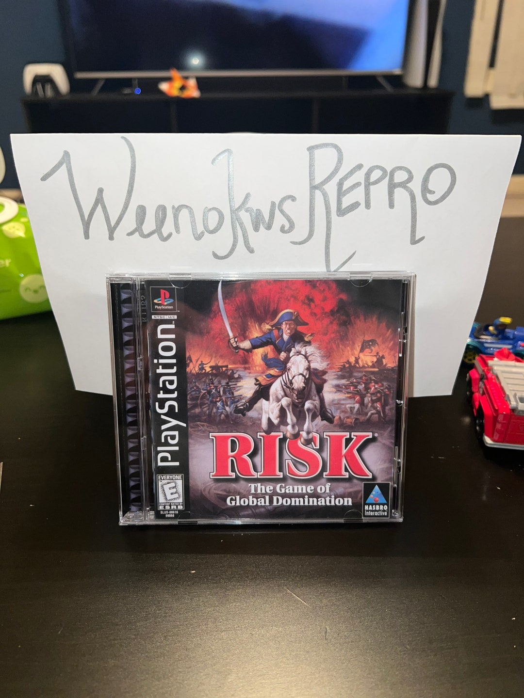 Risk REPRODUCTION CASE No Disc! Ps1 - Etsy