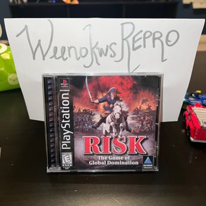 Risk REPRODUCTION CASE No Disc! Ps1 - Etsy