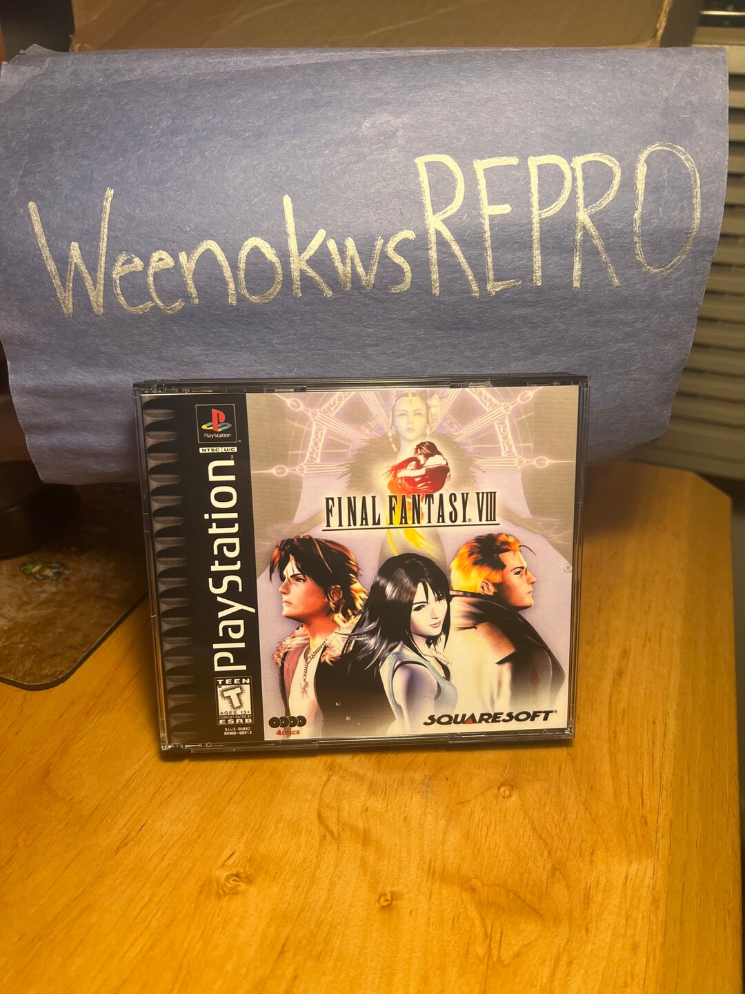 Final Fantasy VIII 8 REPRODUCTION CASE No Game Ps1 - Etsy