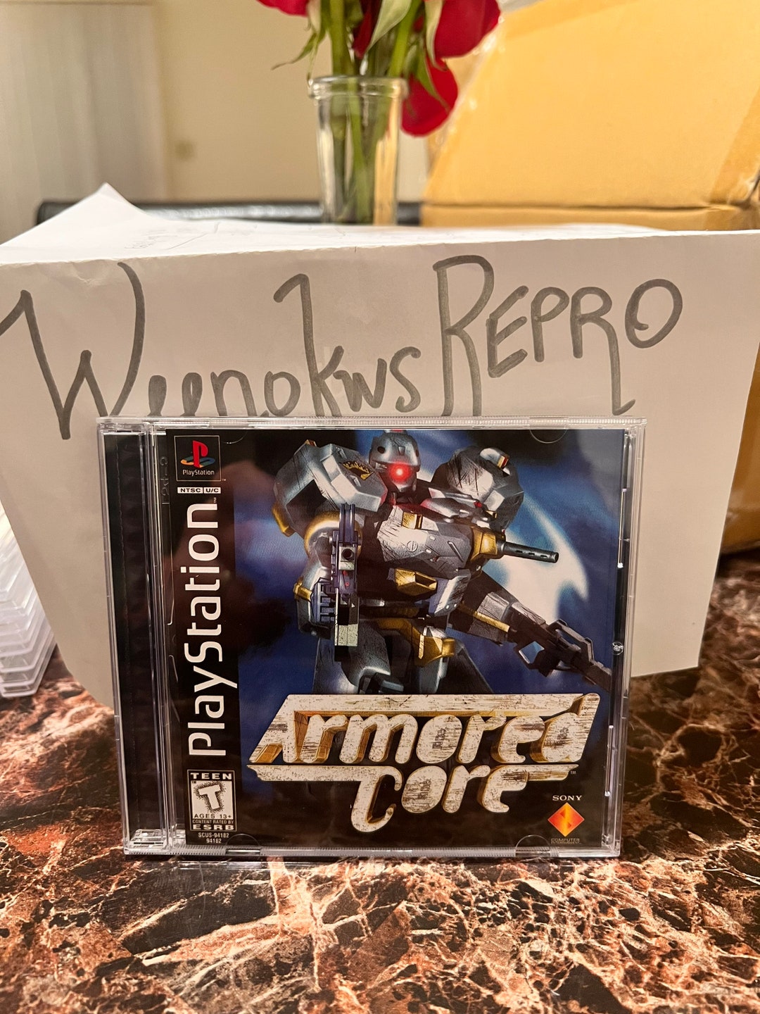 Armored Core REPRODUCTION CASE No Disc! Ps1 - Etsy