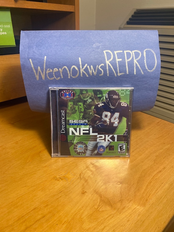 NFL 2K1 REPRODUCTION CASE No Disc Dreamcast | Etsy