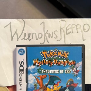 Pokémon Pokemon Explorers of Sky REPRODUCTION CASE No Game! Nintendo Ds ...