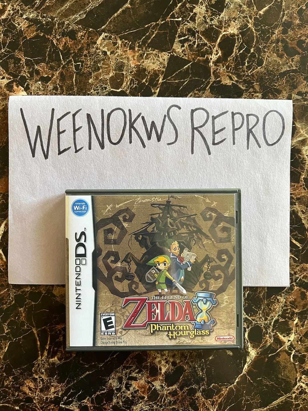 The Legend of Zelda Phantom Hourglass REPRODUCTION CASE No Game ...