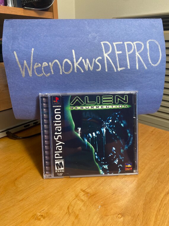 Alien Resurrection REPRODUCTION CASE No Disc Ps1 - Etsy