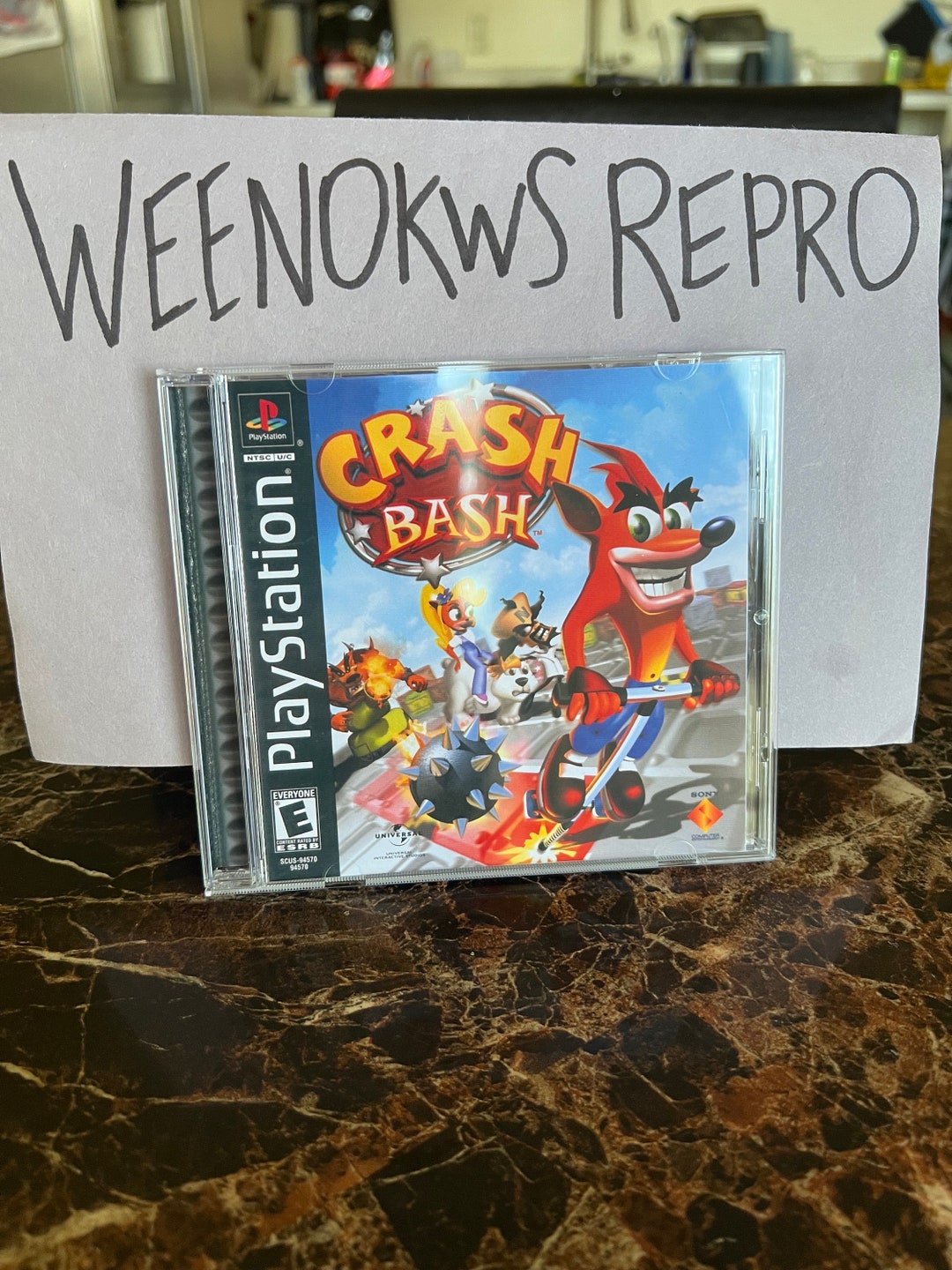 Crash Bash REPRODUCTION CASE No Disc Ps1 - Etsy