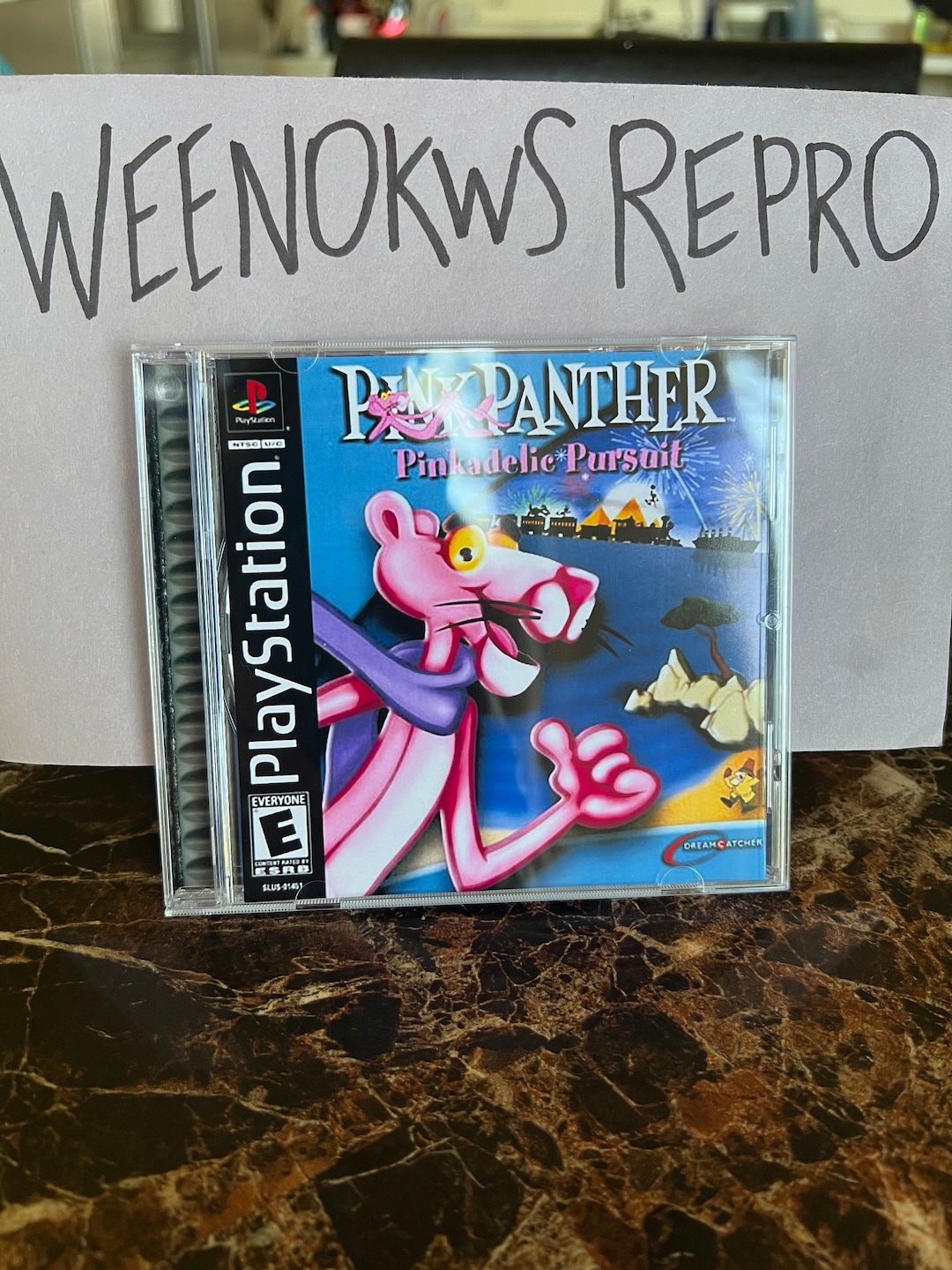 Pink Panther Pinkadelic Pursuit REPRODUCTION CASE No Disc Ps1 - Etsy
