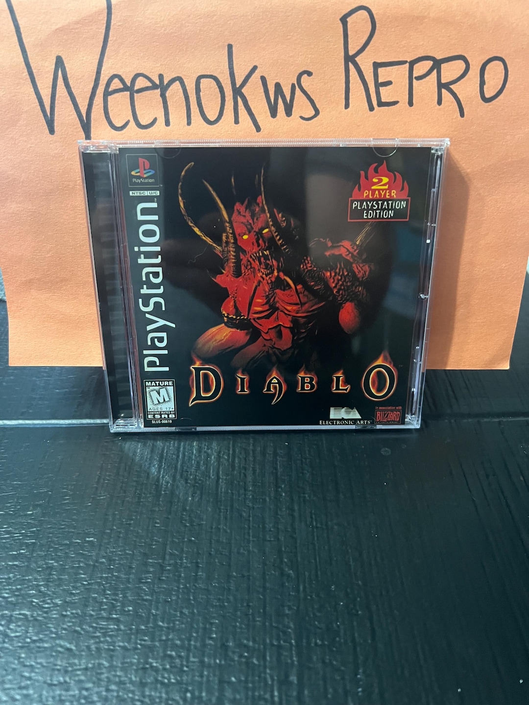 Diablo REPRODUCTION CASE No Disc! Ps1 - Etsy