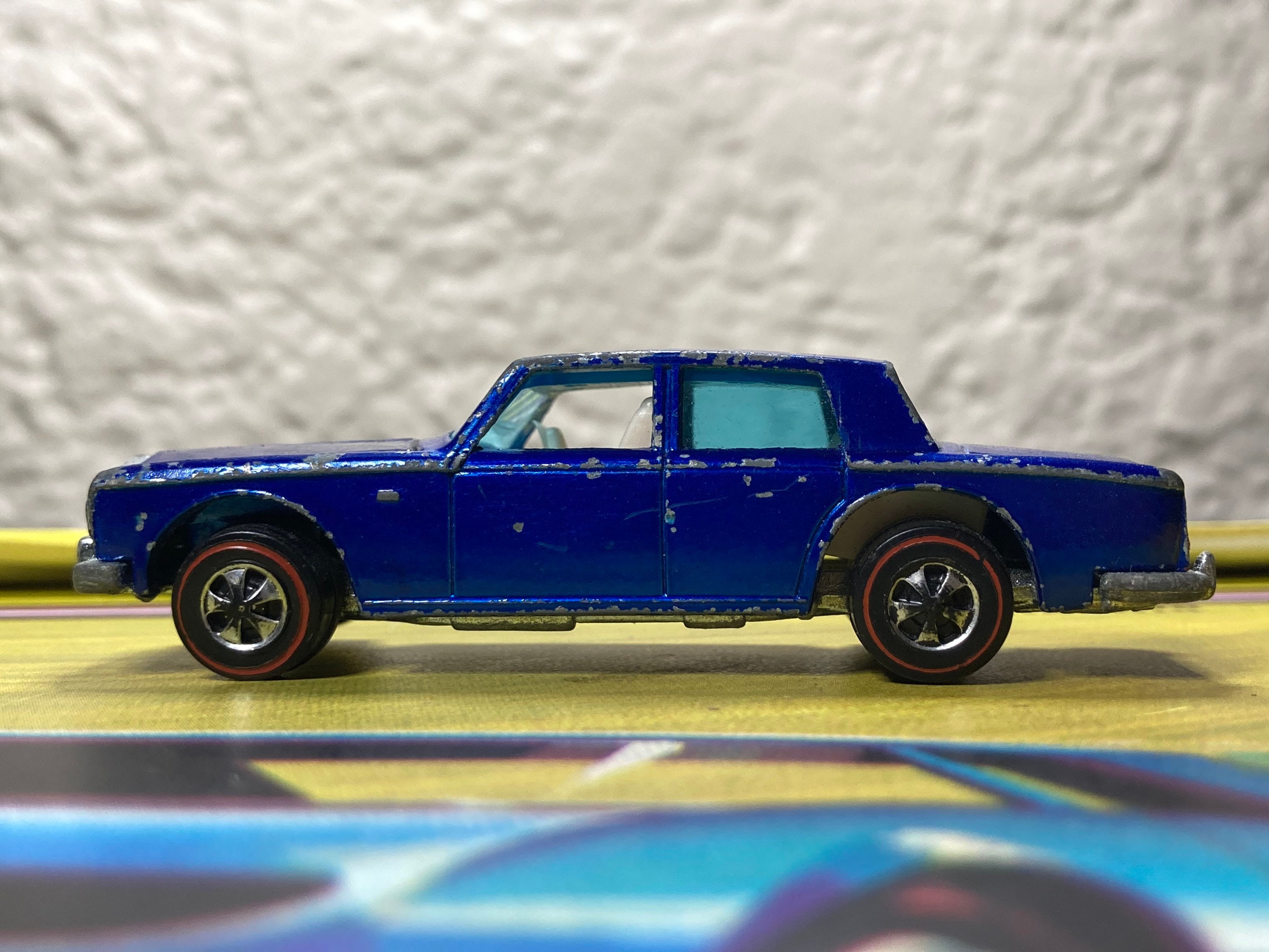 1969 Hot Wheels Rolls-royce Silver Shadow Redline (blue) - Etsy