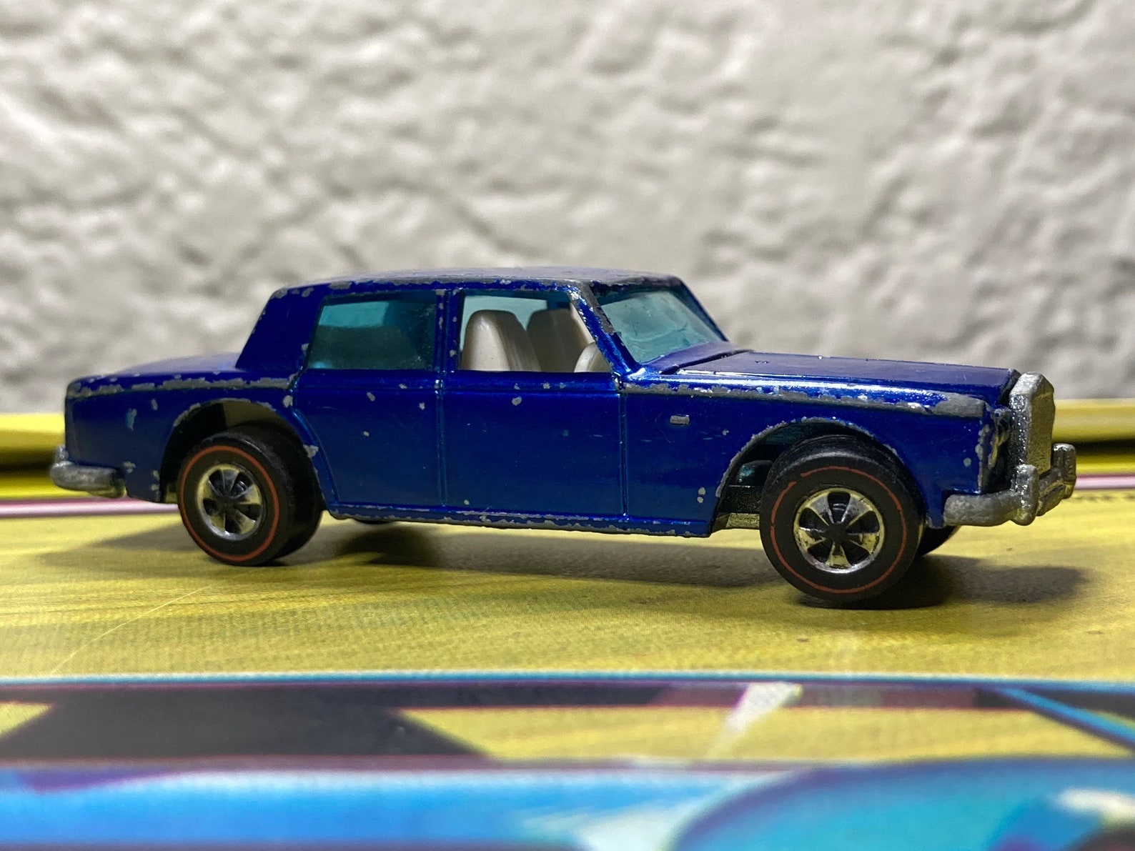 1969 Hot Wheels Rolls-royce Silver Shadow Redline (blue) - Etsy