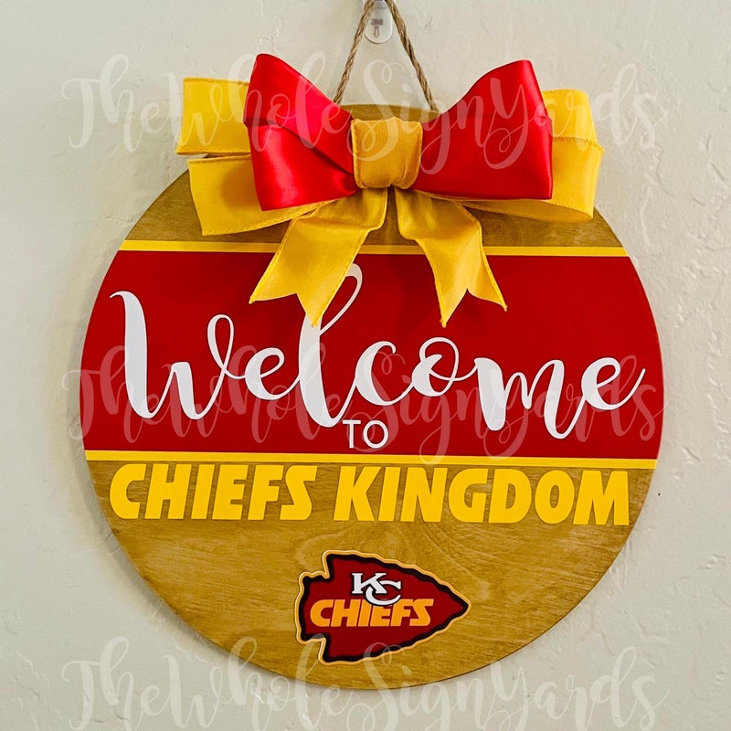 Kansas City Chiefs Wood Sign - Etsy