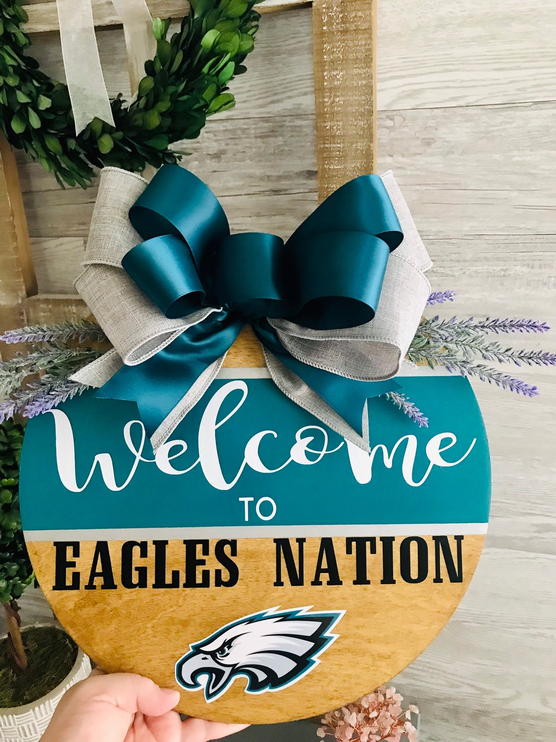 12 Philadelphia Eagles Wood Sign Football Door Sign NFL - Etsy