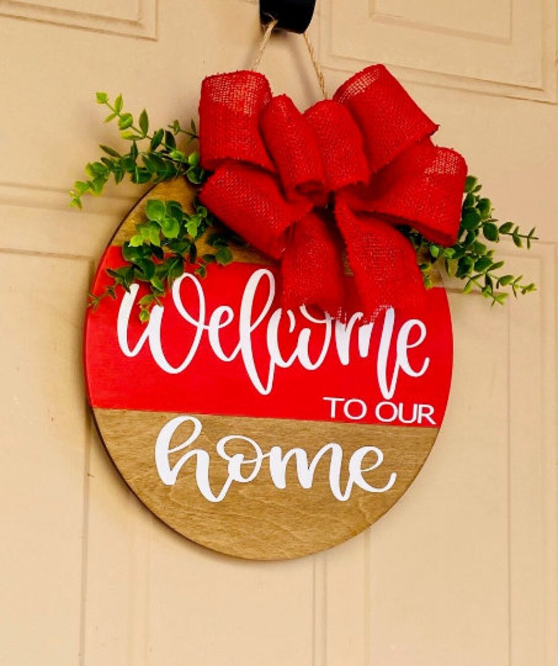 12 San Francisco 49ers Wood Round Door Sign Welcome to | Etsy