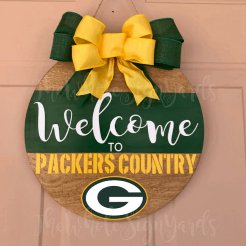 Packers Wreath - Etsy
