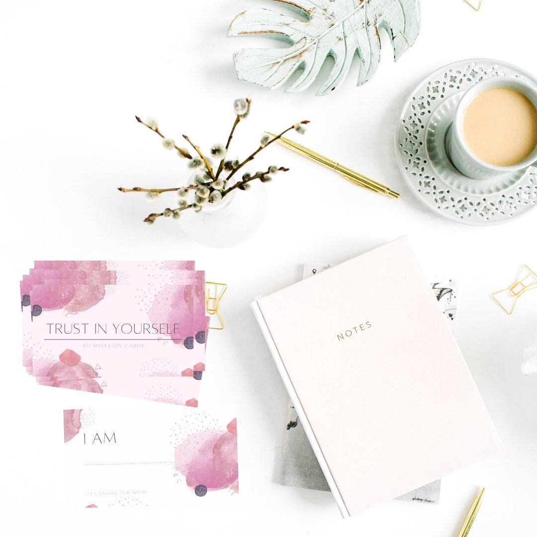 CUSTOM PRINTED CARDS Affirmation Card Empowering Cards - Etsy
