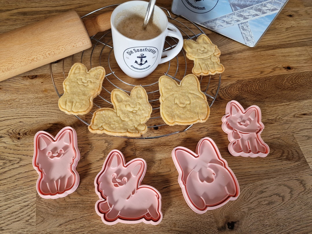 Corgi Cookie Cutter Set the Queen's Favorite Dogs Cookie Cutter Set for ...