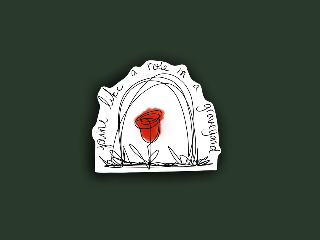 Manacled You're Like a Rose in a Graveyard - Etsy
