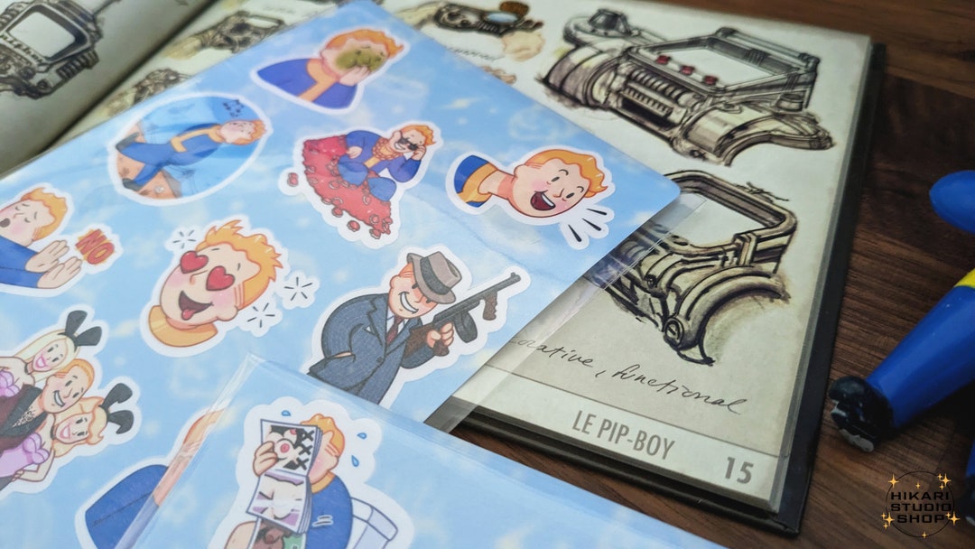 Fallout Sticker Sheet Multi-pack Fallout New Vegas Fallout Laptop ...