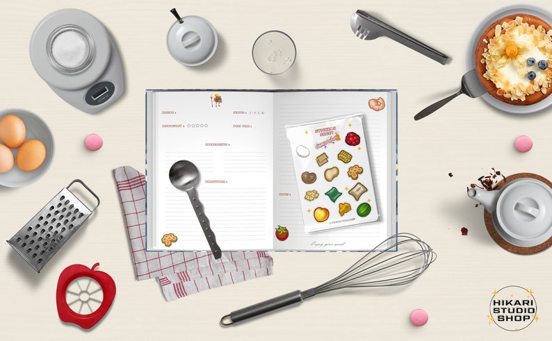 Overcooked 2 Sticker Sheet Multi-pack Food Journal Stickers Planner ...