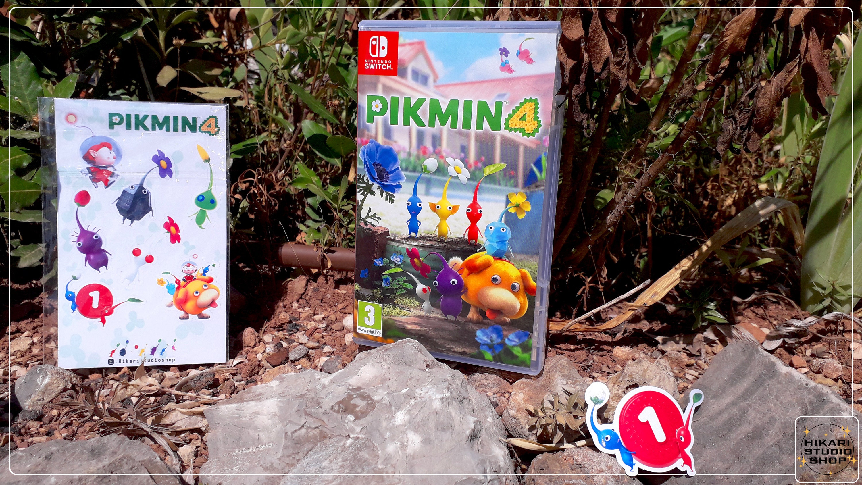 Nintendo Switch Pikmin 4 Sticker Sheet Multi-pack Waterproof Pikmin ...