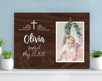 Personalized Picture Frames Baptism - Etsy