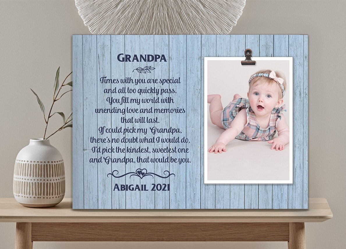 Baby Announcement Frame Birth Announcement Frame Baby - Etsy
