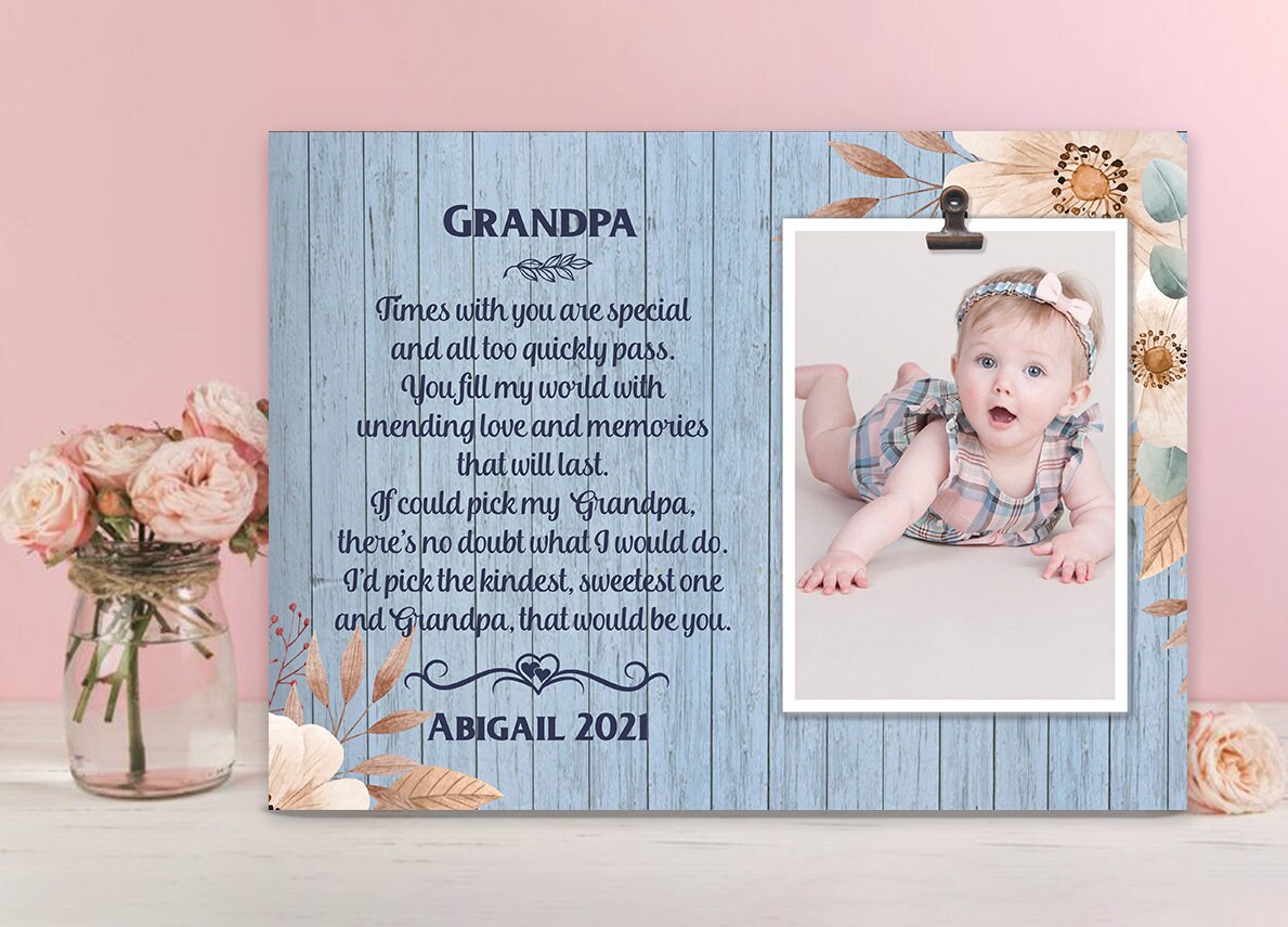 Baby Announcement Frame Birth Announcement Frame Baby - Etsy