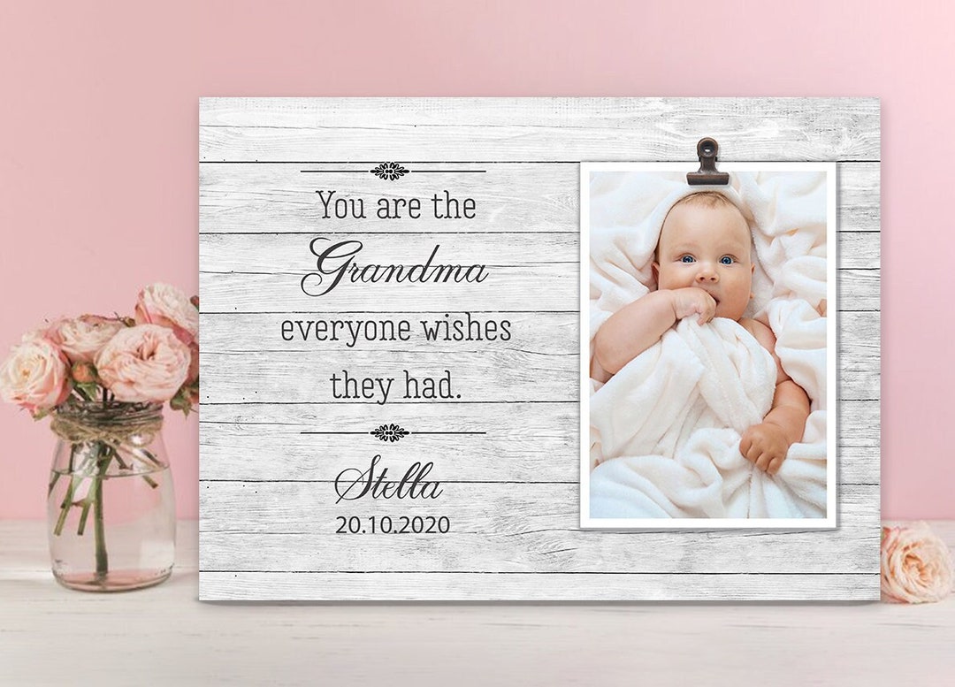 Baby Announcement Frame Birth Announcement Frame Baby - Etsy
