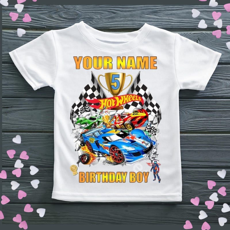 Birthday Boy Car T Shirt - Etsy UK