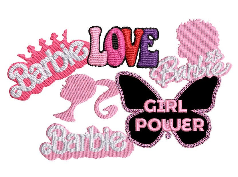 Barbie Iron on Patches 6 Pack - Etsy