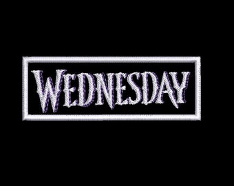 Addams Family Wednesday Addams Sew on Patch Gothic Horror - Etsy