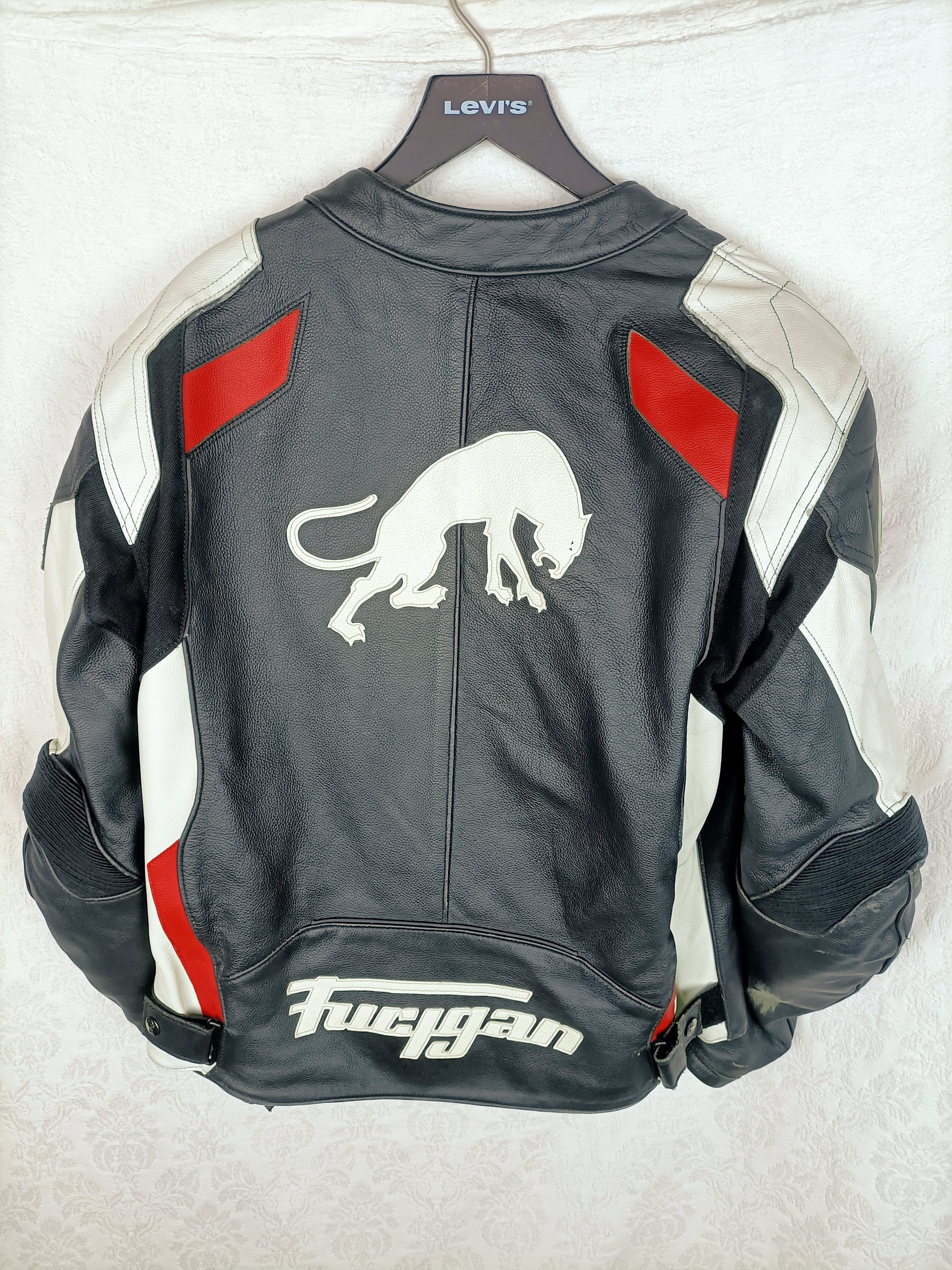 Vintage Furygan Leather Motorcycle Race Jacket L - Etsy