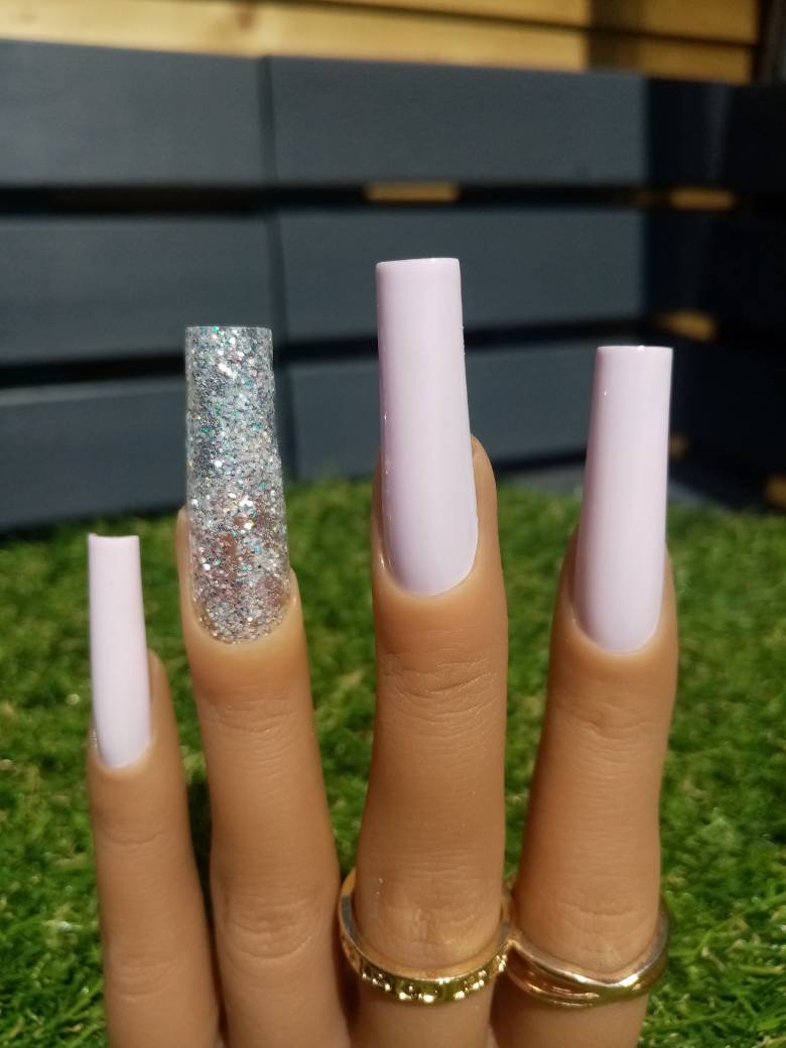 XXL Tapered Square press on nail set | Etsy