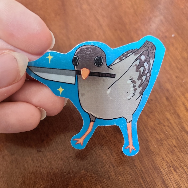 Funny Pigeon Stickers - Etsy