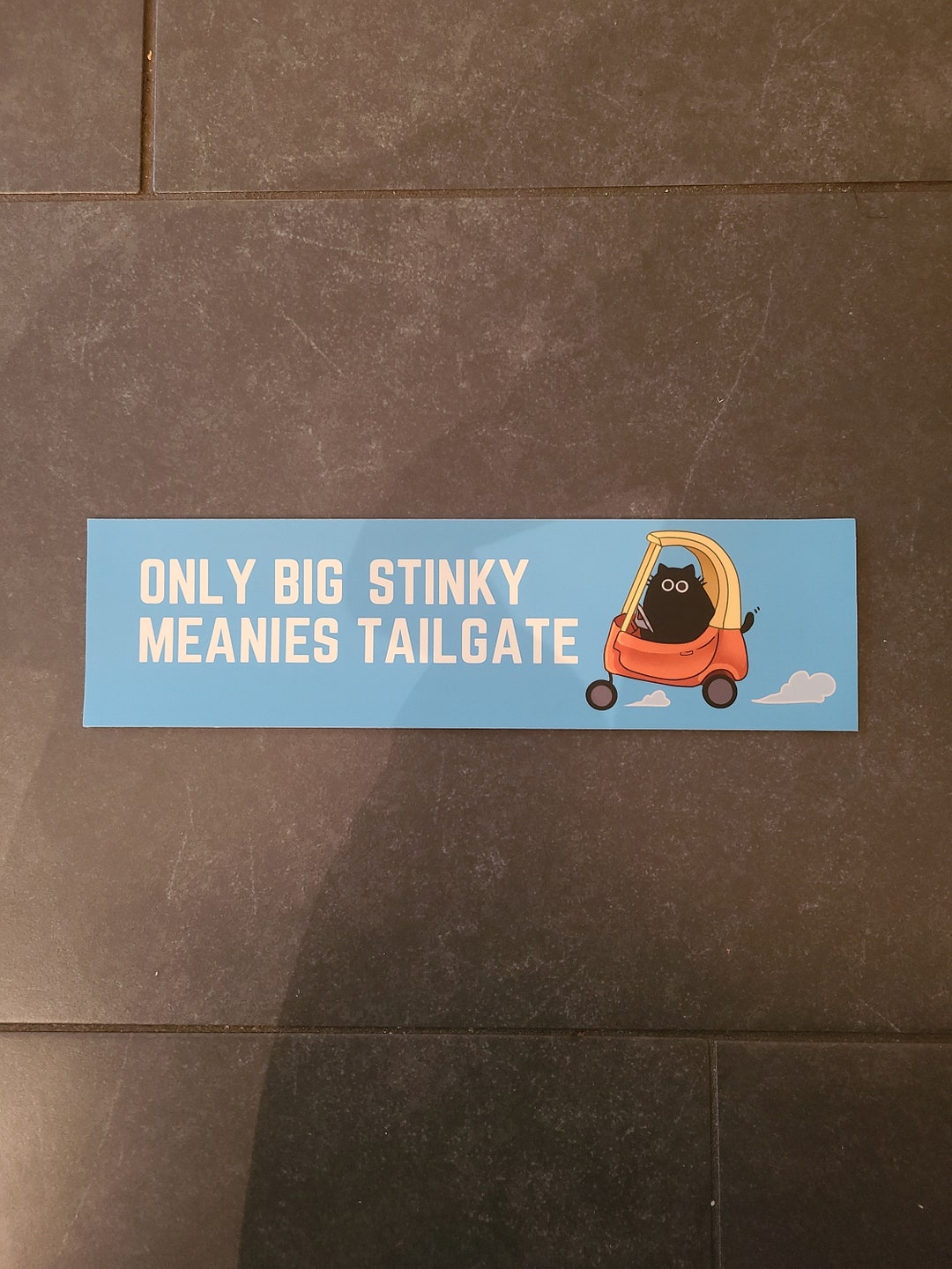 Cat Bumper Sticker / Funny Bumper Sticker / Vinyl Sticker / - Etsy