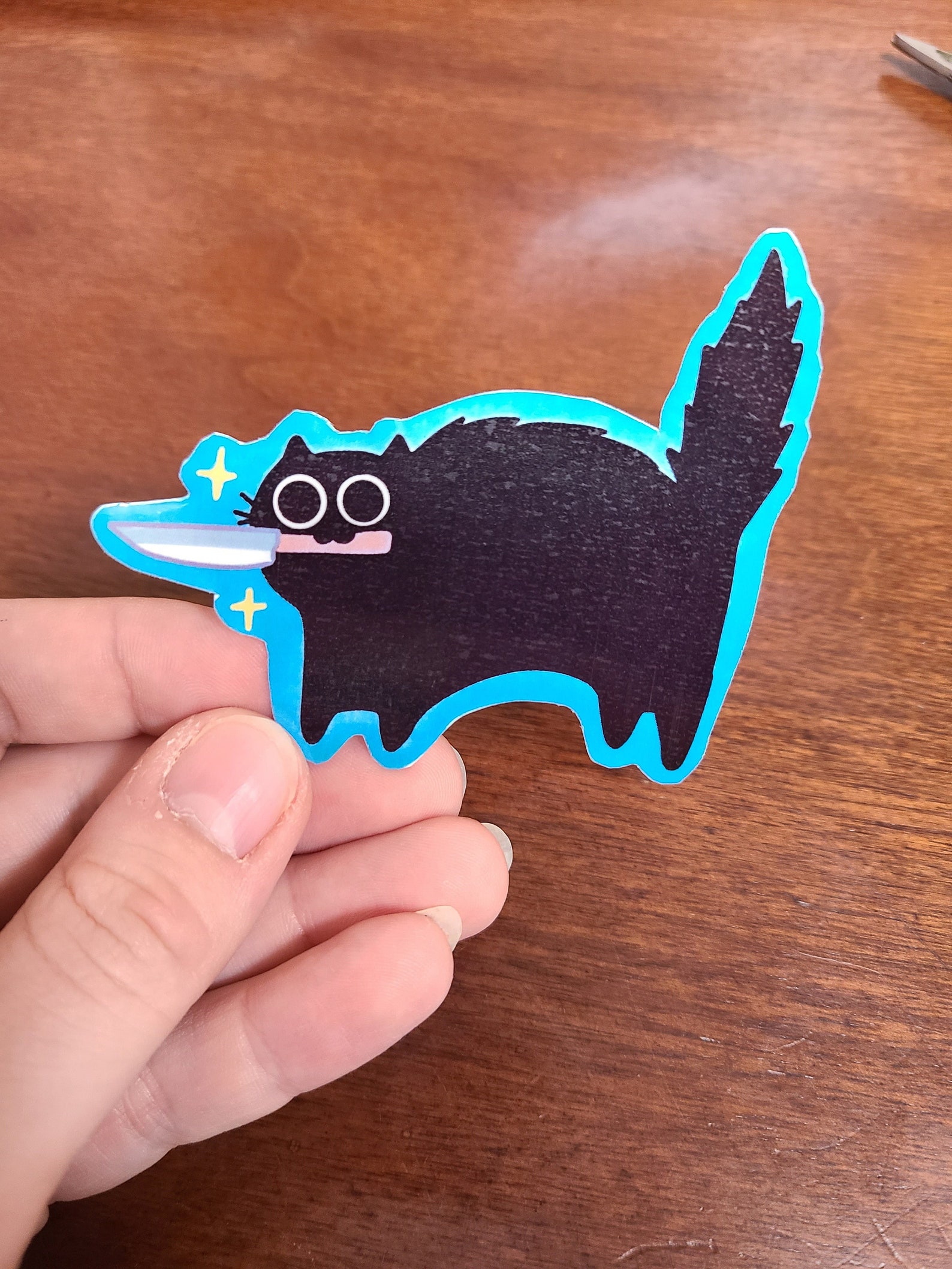 Danger Kitty Sticker / Cat Sticker / Vinyl Sticker / - Etsy UK