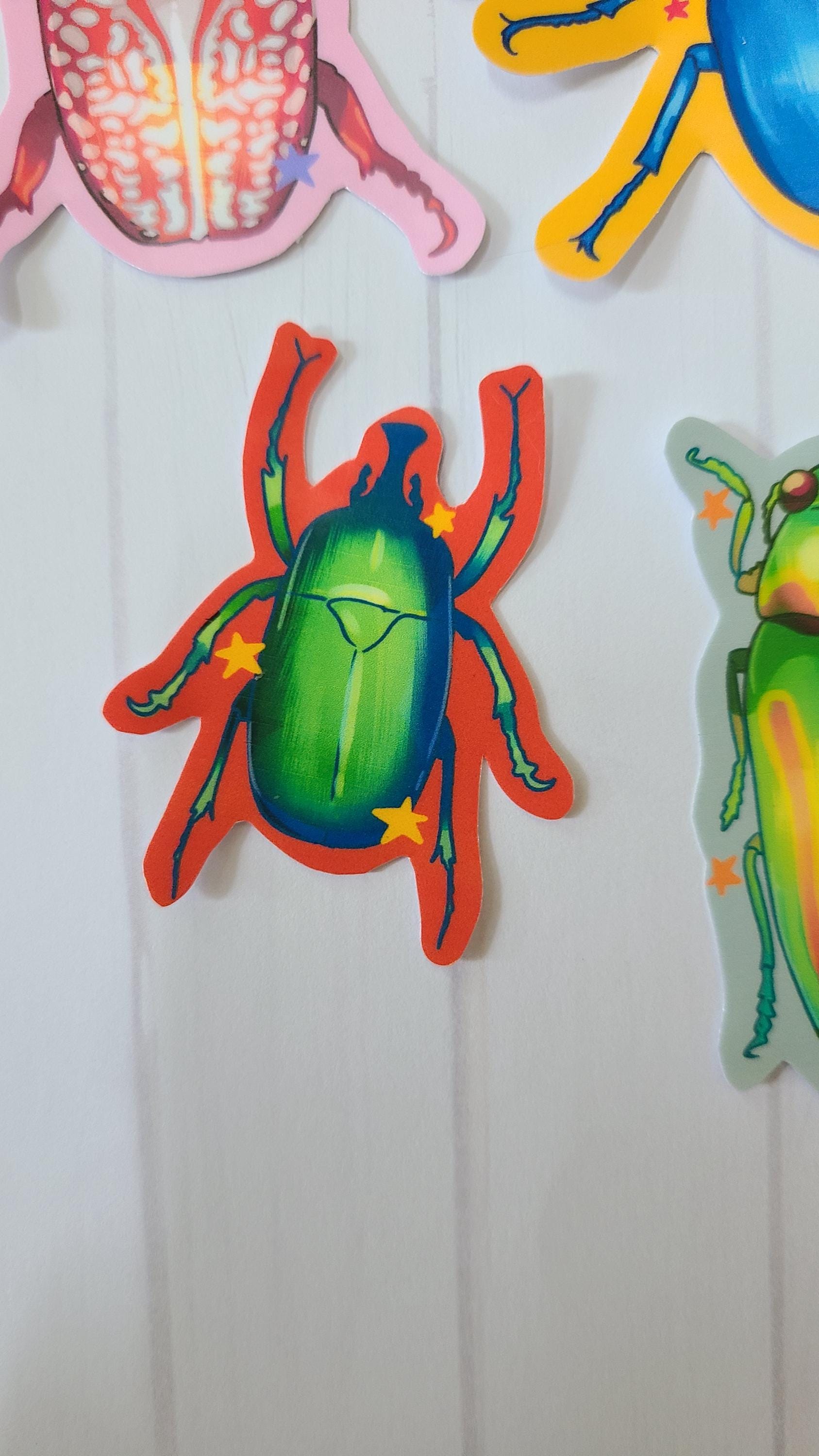 Six Bug Bros / Stickers Bundle / Water Resistant Stickers / Bug ...