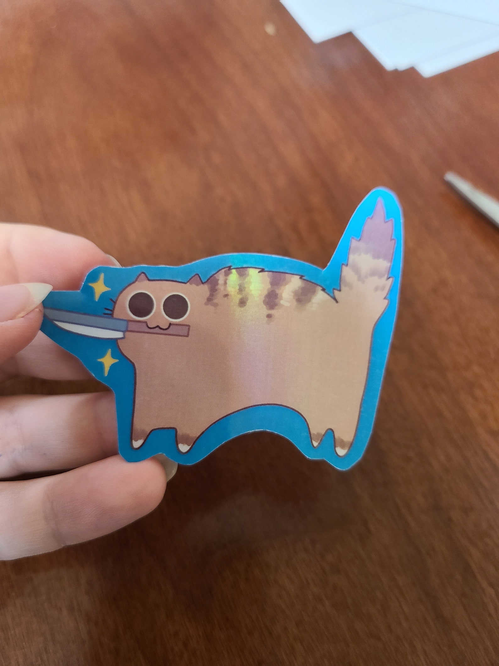 Danger Kitty Sticker / Cat Sticker / Vinyl Sticker / - Etsy