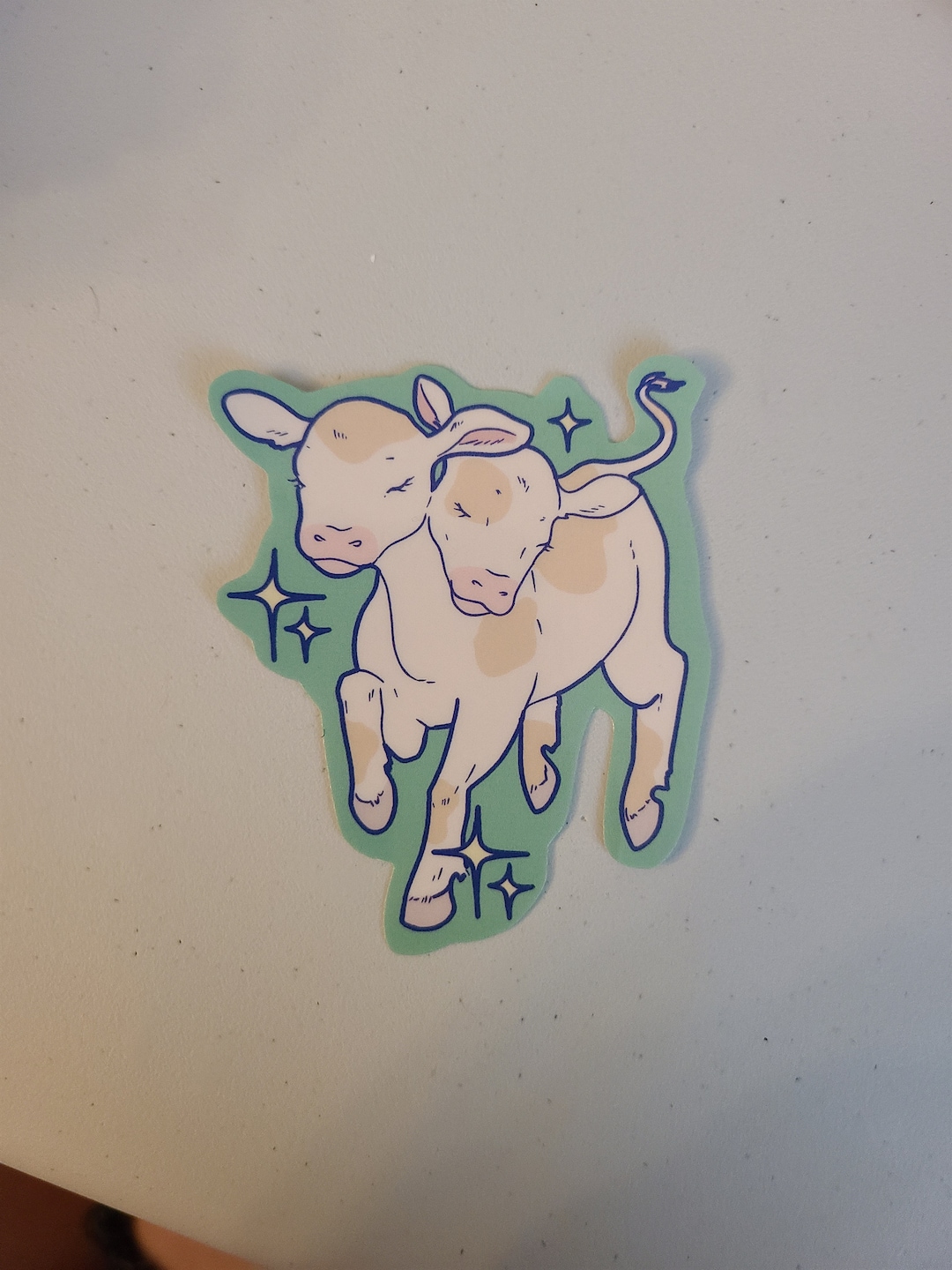Cow Sticker / Two Headed Calf / Vinyl Sticker / Journaling ...