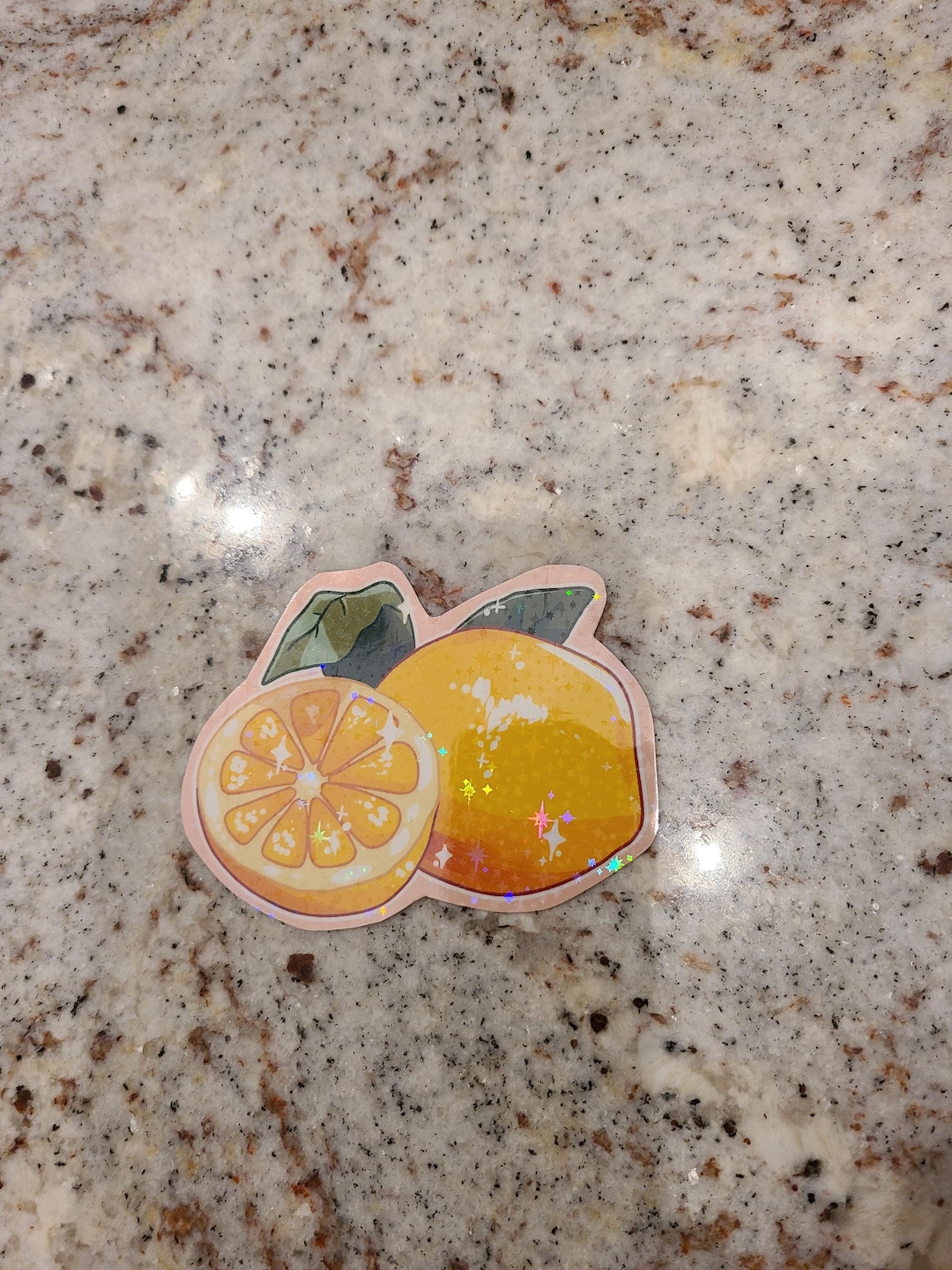 Sparkle Lemon Sticker / Fruit Sticker / Vinyl Sticker / Journaling ...