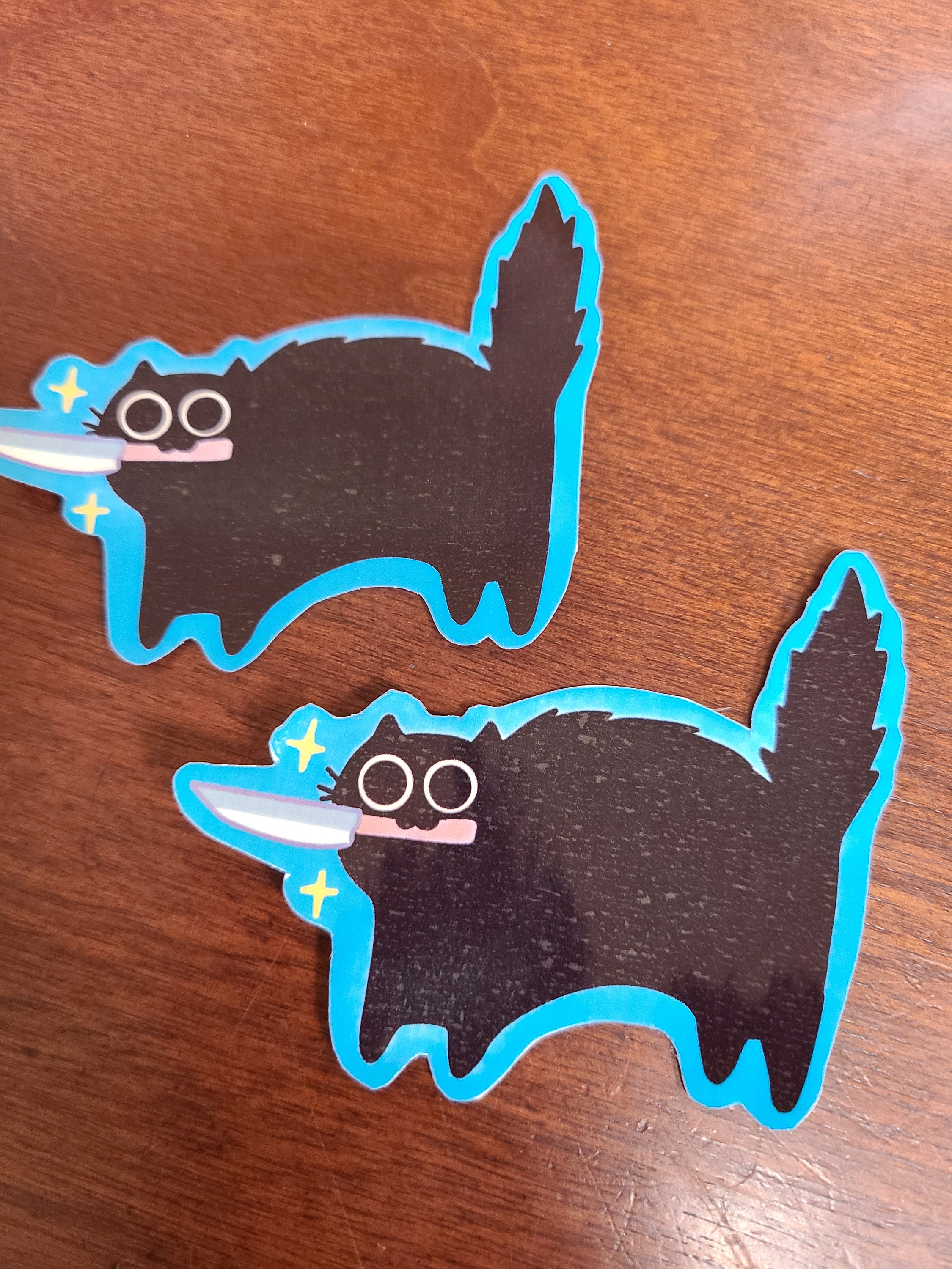 Danger Kitty Sticker / Cat Sticker / Vinyl Sticker / - Etsy UK