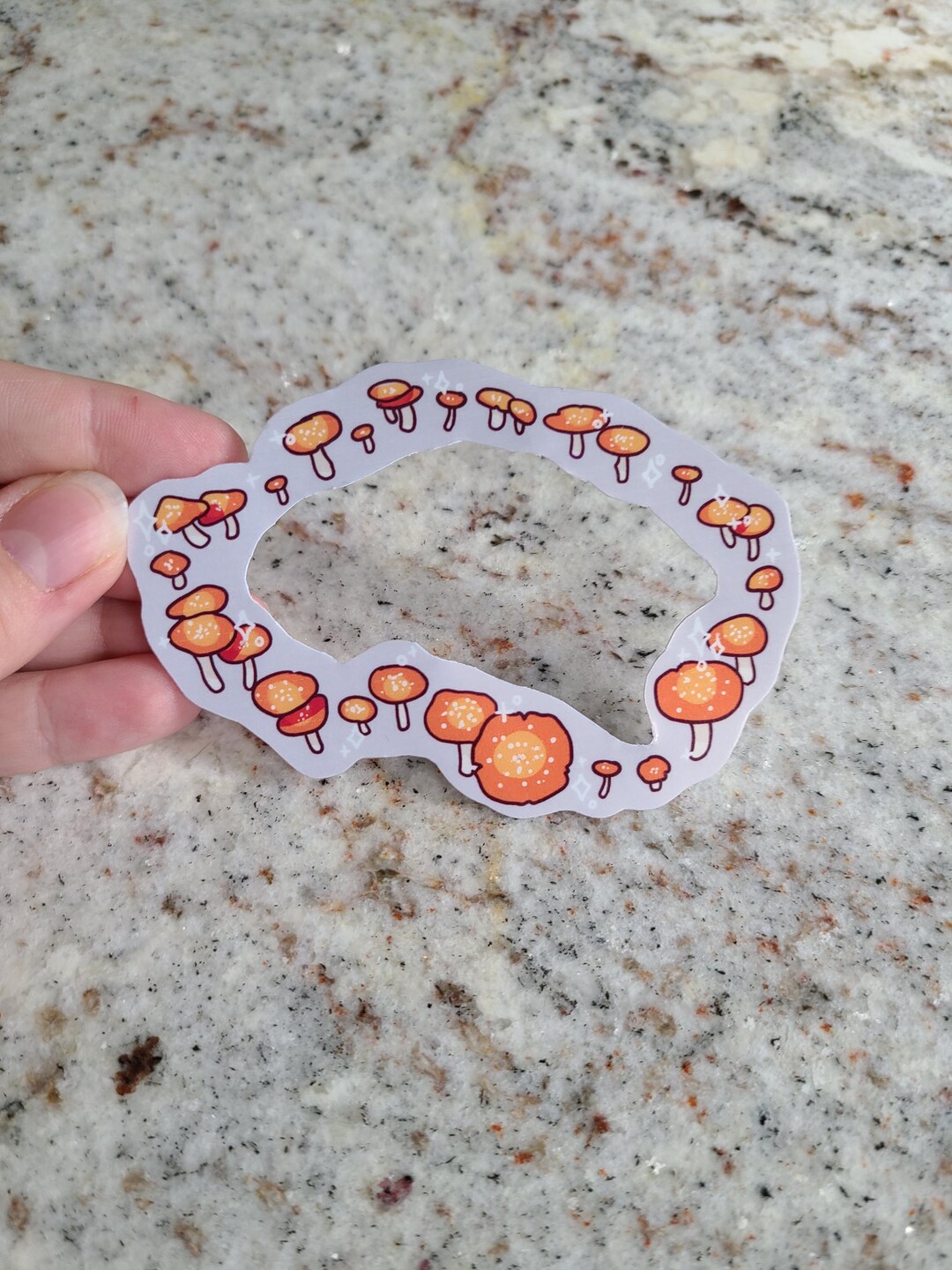 Fairy Ring Sticker / Mushroom Ring / Vinyl Sticker / Journaling ...