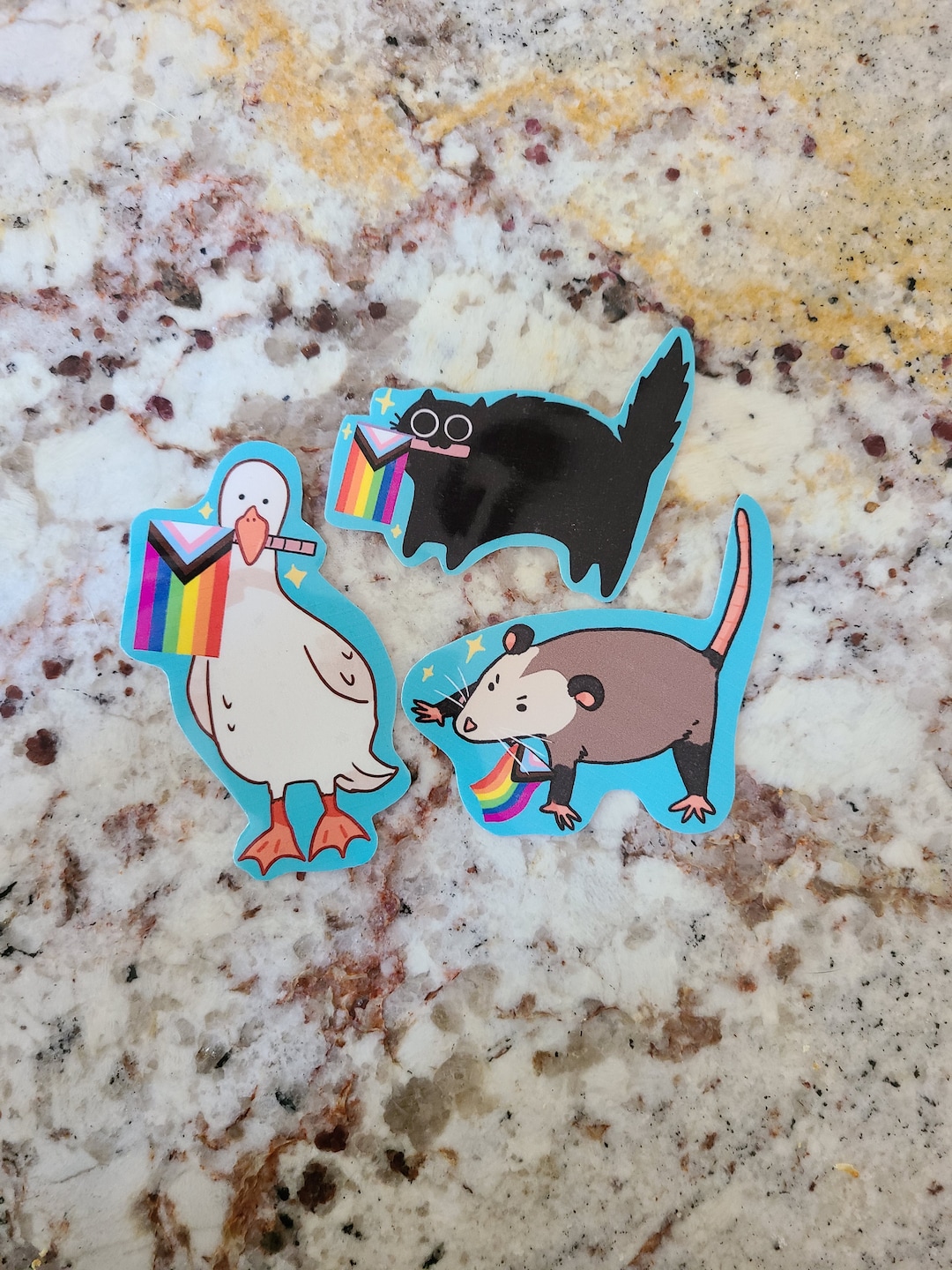 Pride Animal Stickers / Goose Sticker / Vinyl Sticker / Journaling ...