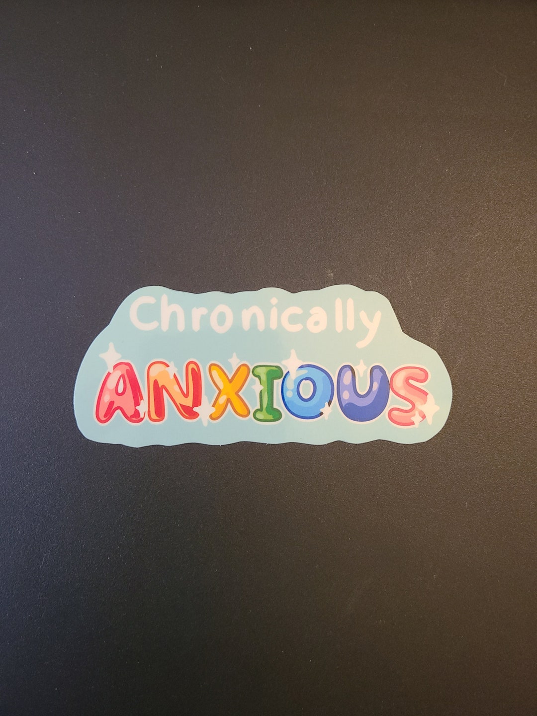 Chronically Anxious Sticker / Vinyl Sticker / Journaling / Scrapbooking ...