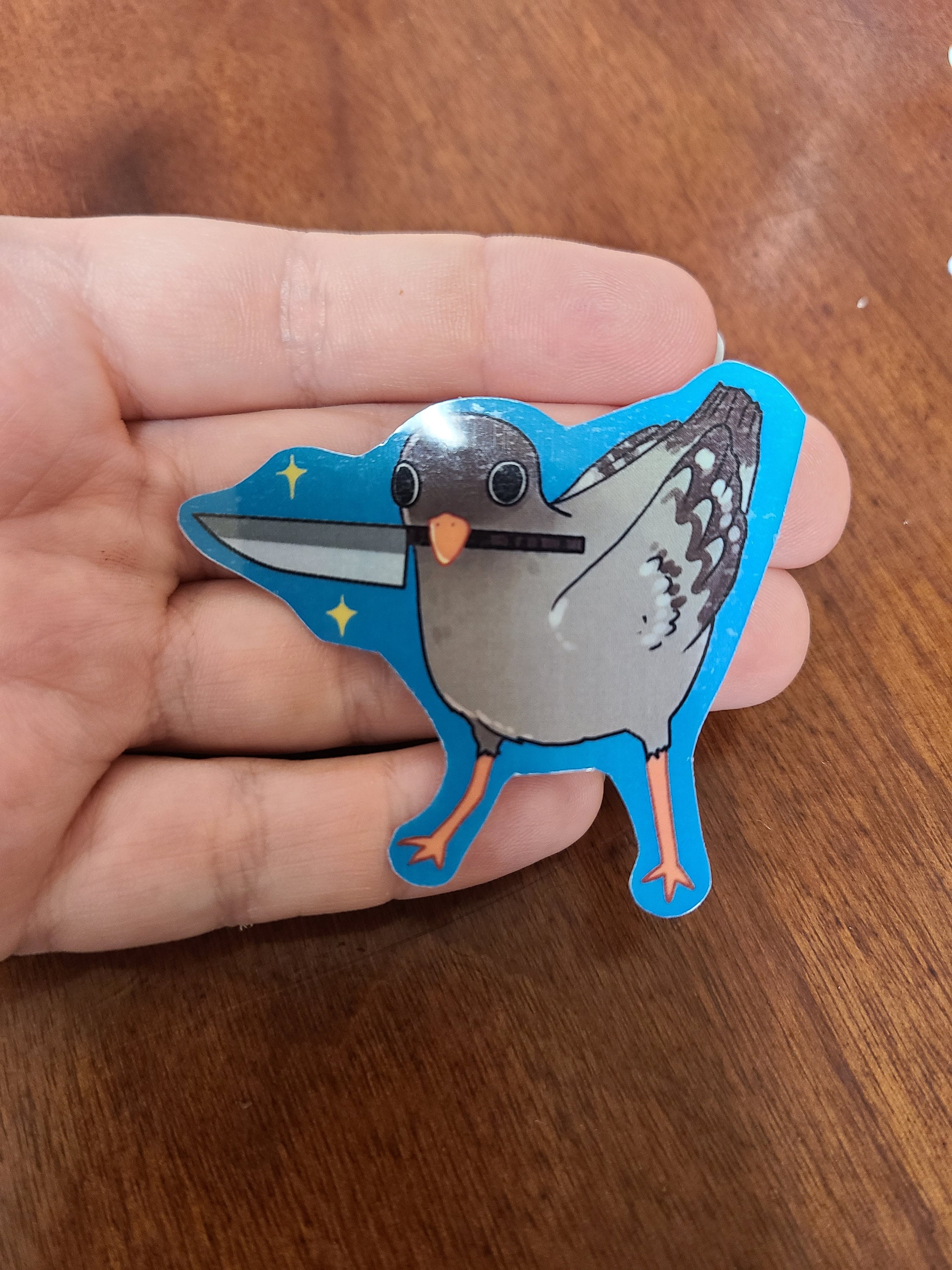 Danger Pigeon / Pigeon Sticker/ Bird Sticker / Birb / Vinyl - Etsy