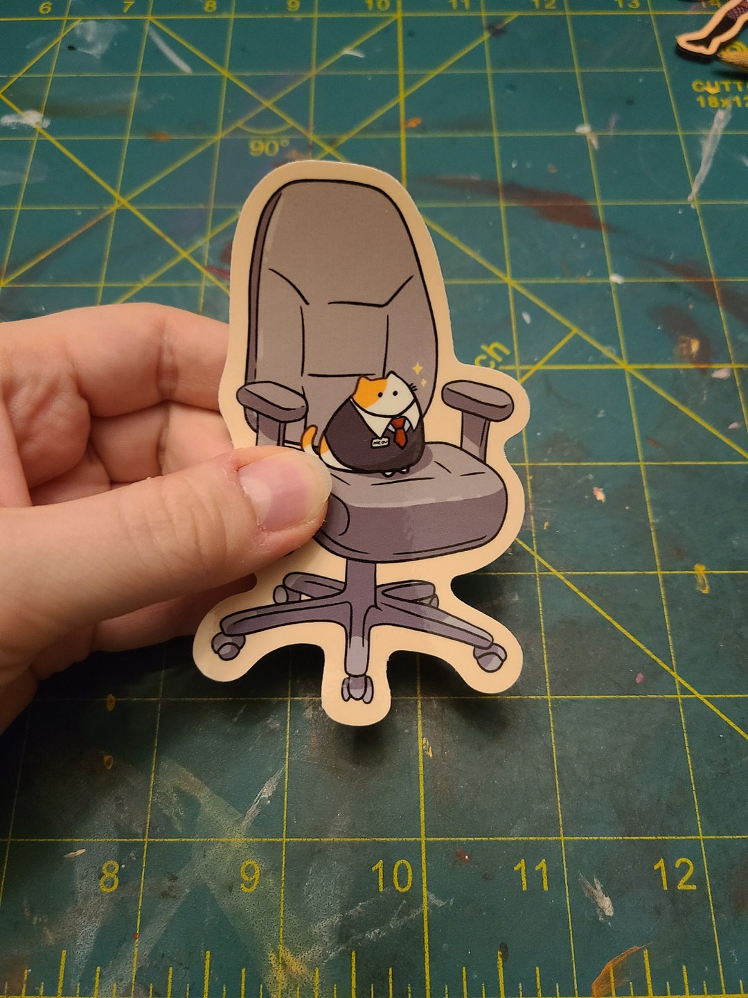 Boss Kitty Sticker / Cat Sticker / Vinyl Sticker / Journaling ...