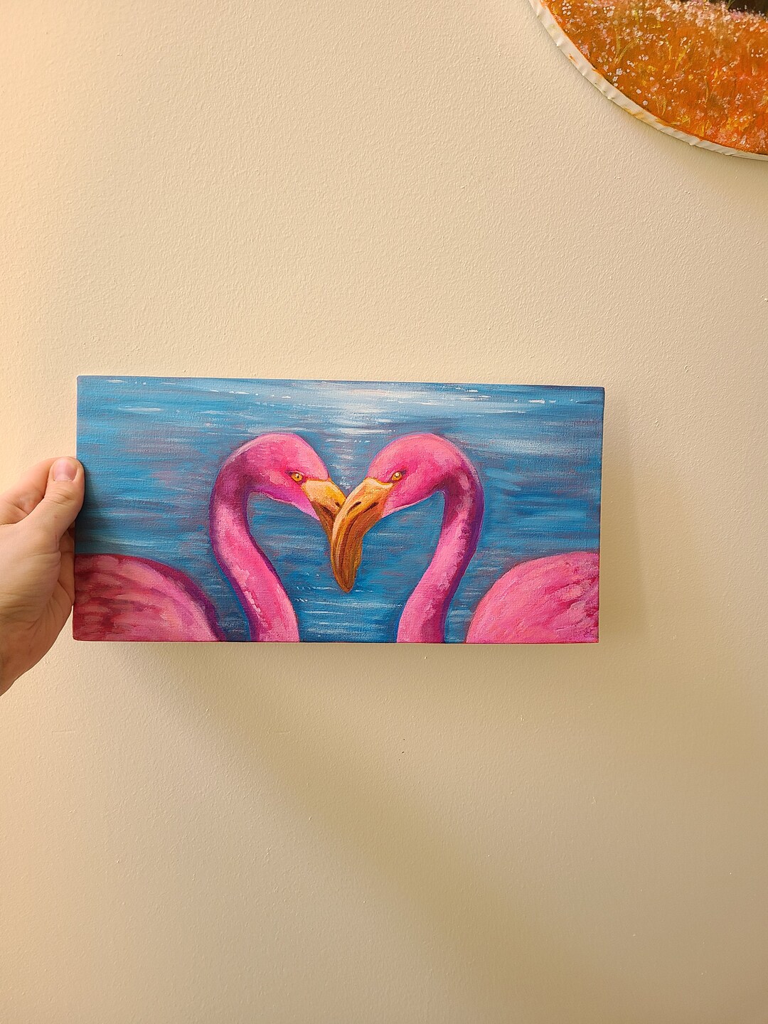 Flamingo Art / Summer Painting / Summer / Bird Lover / Original Art ...