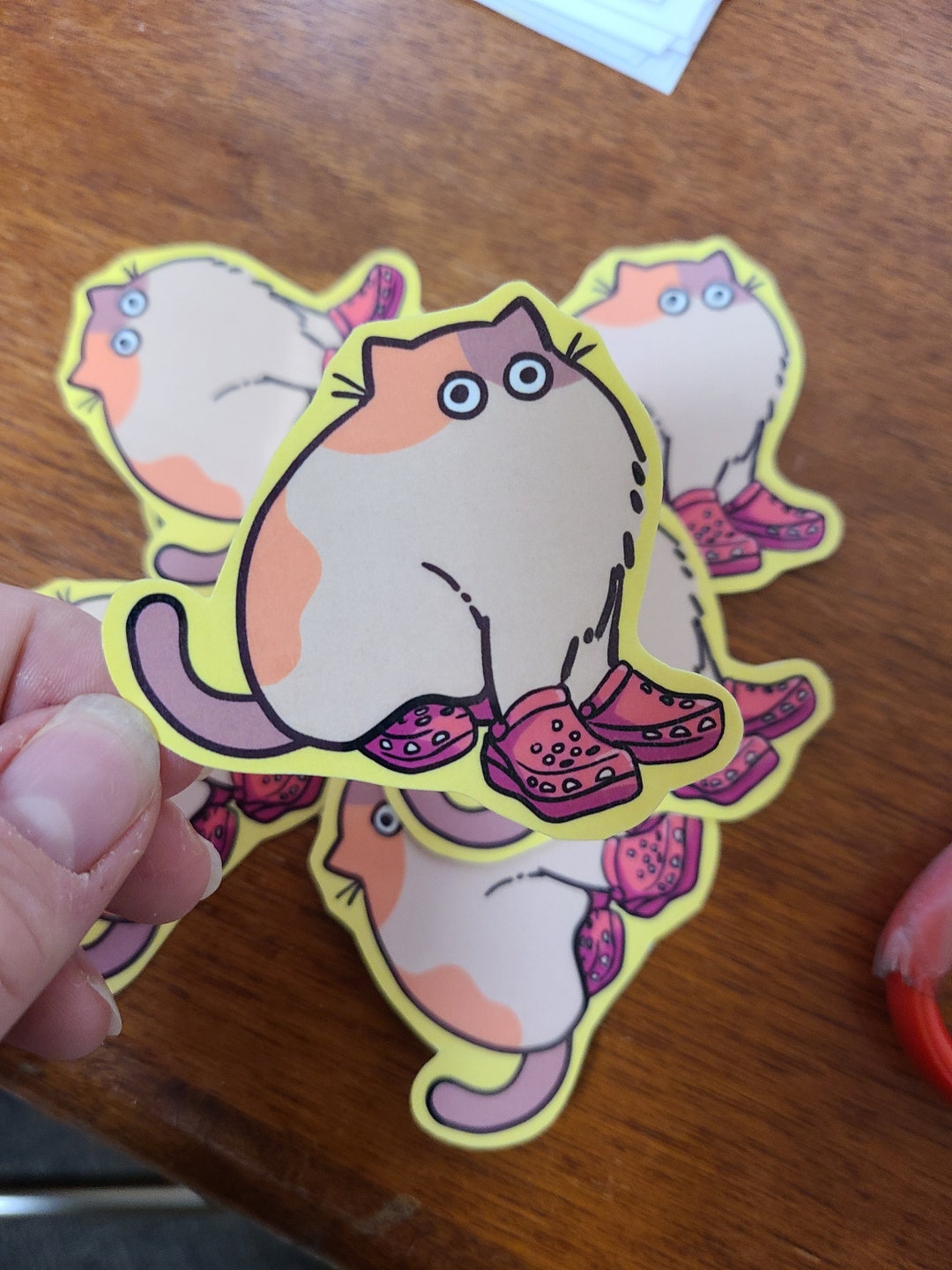 New Shoe Goofin Cat / Cat Sticker / Vinyl Sticker / Journaling ...